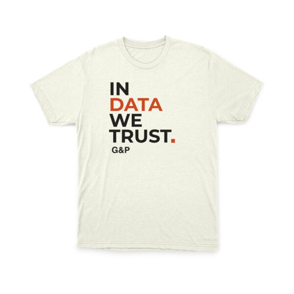 Camiseta In Data We Trust – G&P Store